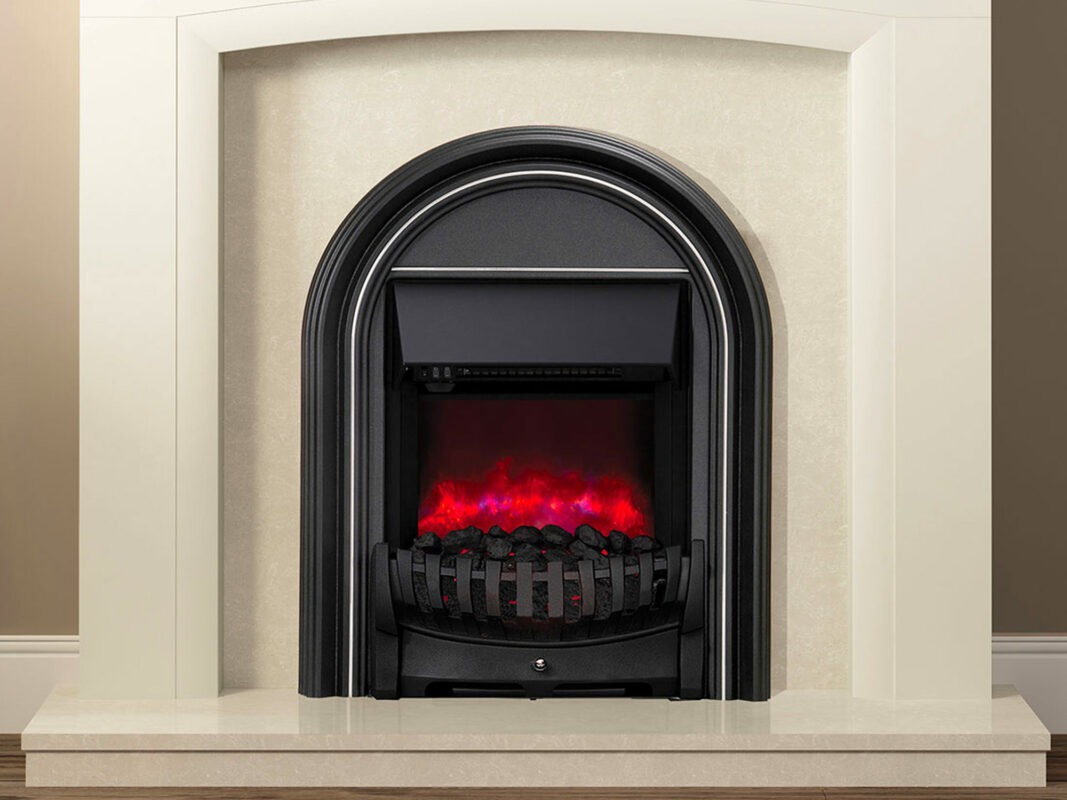 Be Modern FLARE Abbey Electric Fire - Designer Fireplaces