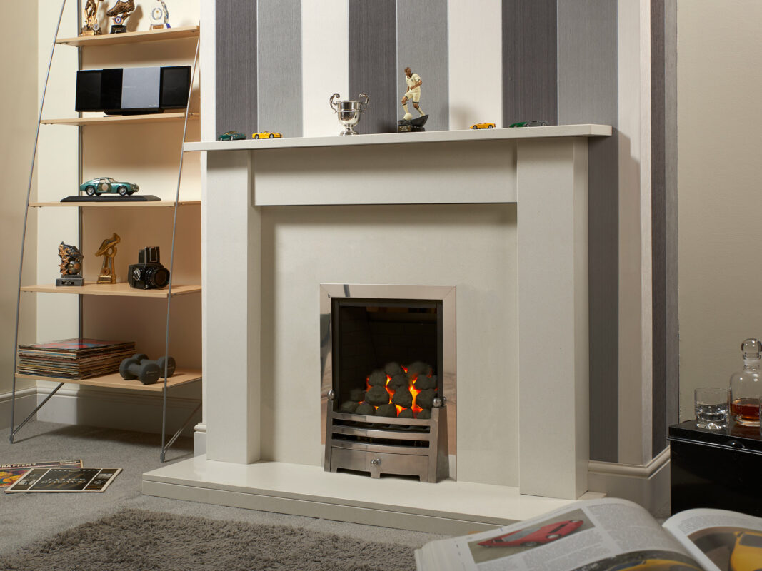 Sanderson Marble Fireplace - Designer Fireplaces