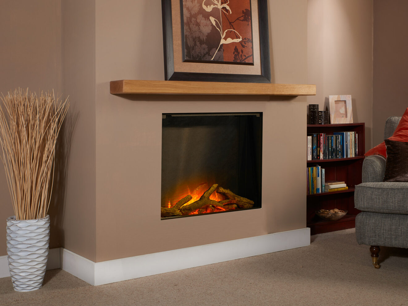 Floating Fireplace Shelf: Experience Elegance With Oak