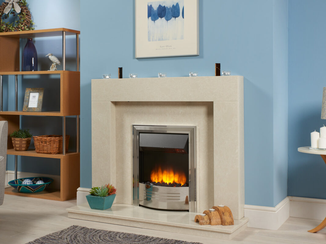 Modern Marble Fireplace - Designer Fireplaces