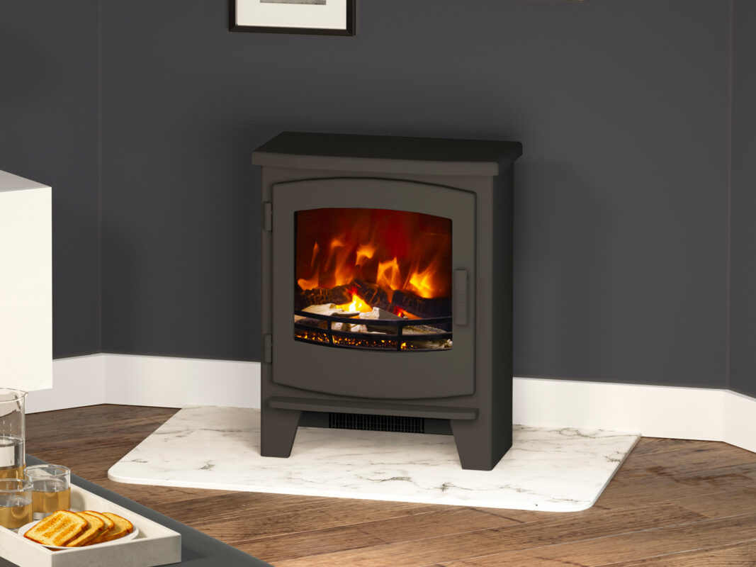 Elgin & Hall Beacon Small Electric Log Burner - Designer Fireplaces