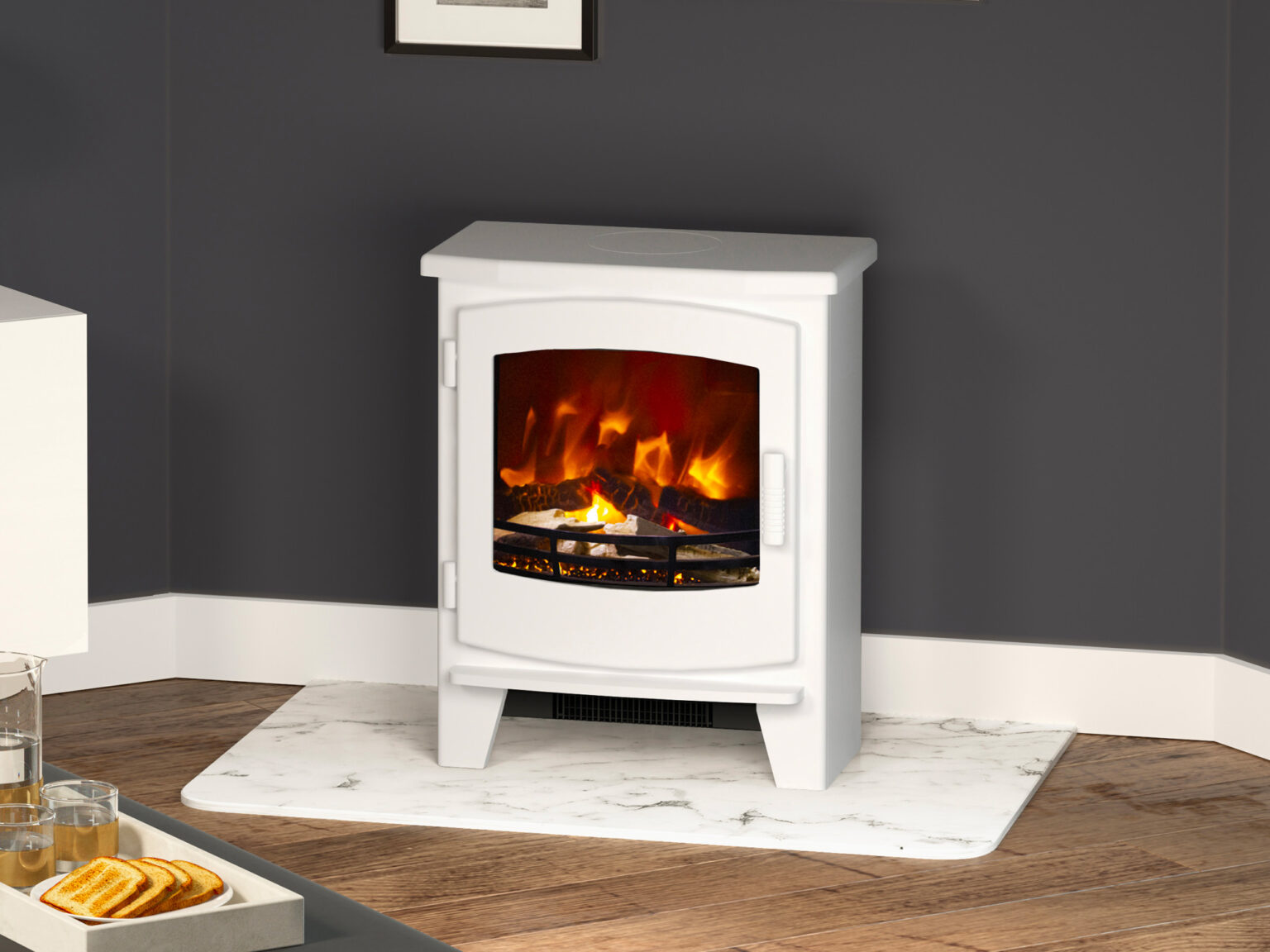 Elgin & Hall Beacon Small Electric Log Burner - Designer Fireplaces